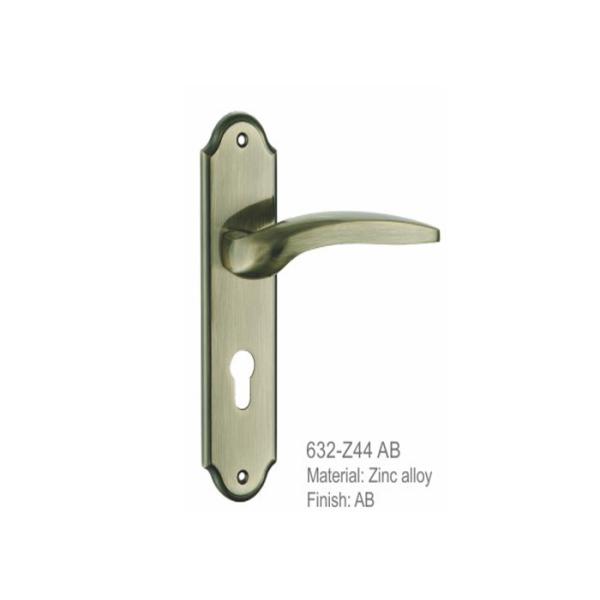 Quality European Privacy Zinc Alloy Door Handle Special Logistics Packaging for sale