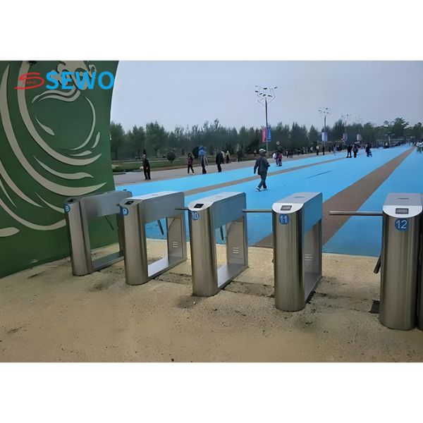 Quality Electronic RFID Tripod Turnstile Access Control For Tourist Attractions for sale