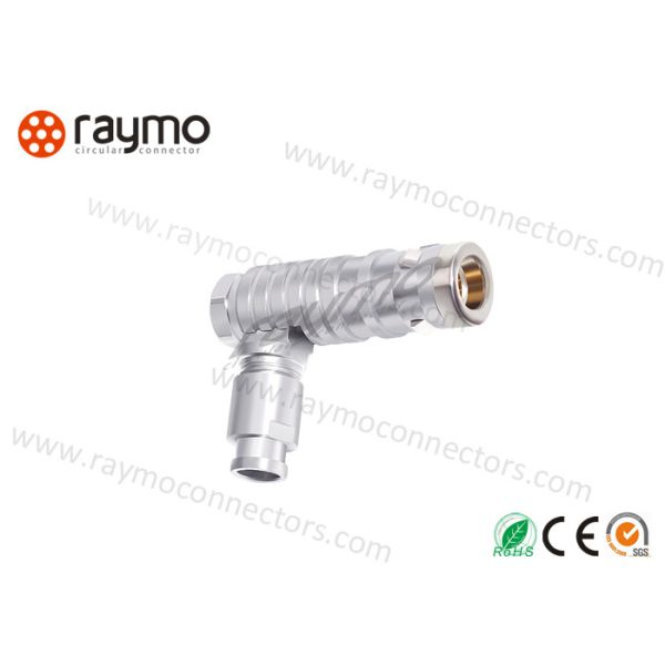 Quality Watertight Vacuum FPG Electrical Push Pin Connectors Right Angle Plug for sale