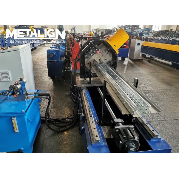 Quality Adjustable Width Upright Rack Roll Forming Machine Heavy Duty High Precision for sale