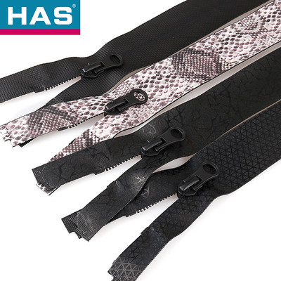 Quality Auto Lock Black Waterproof Zipper #3 #5 Water Tight Zipper With Flexible Functionality for sale