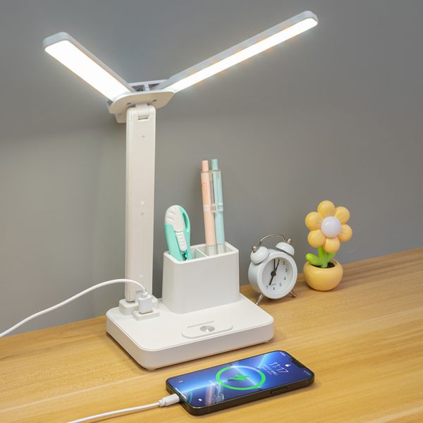 Quality Type-C Chargeable Desk Lamp Offering 800mAh Battery Workspace Illumination for sale