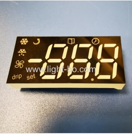 Quality Customized Multicolour Triple Digit 7 Segment LED Display Module For Refrigerato for sale