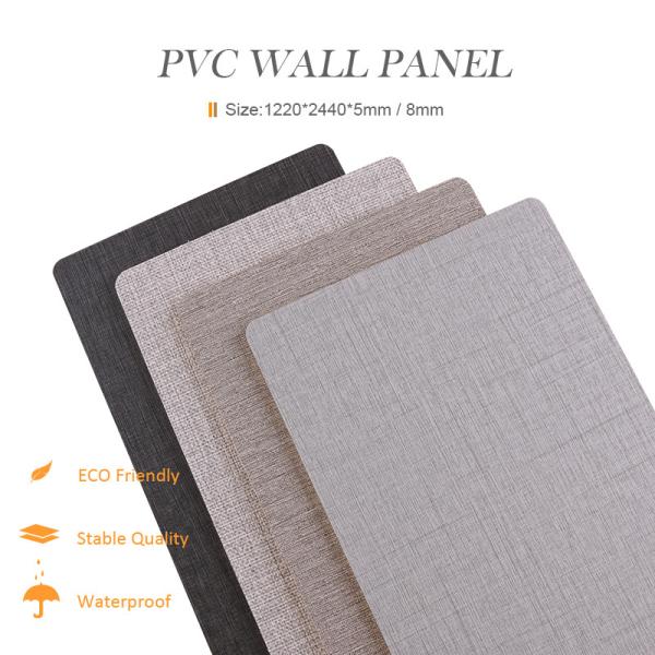 Quality Waterproof Fabric Bamboo Charcoal Wood Veneer Wall Panels Mould Proof for sale