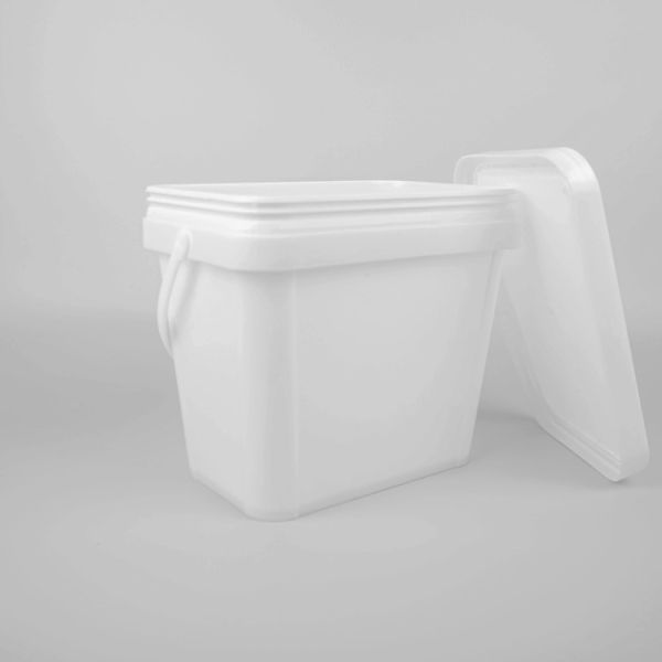 Quality 3.5L Rectangular Plastic Bucket for Chemicals for sale