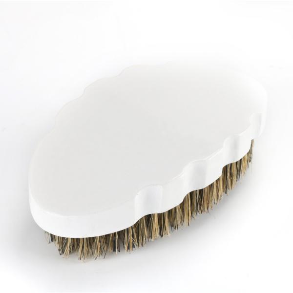 Quality Boar Bristle 360 Wave Brush Custom Design White Beech Wooden 100% for sale