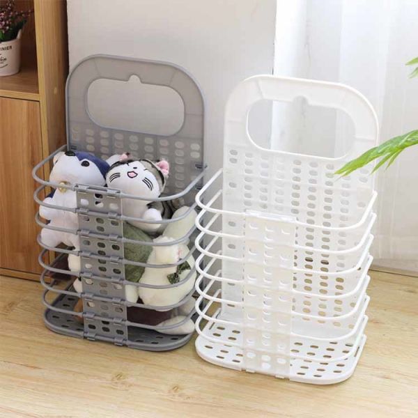 Quality Portable Multifunctional Collapsible Wall Laundry Hamper For Bathroom Save Space for sale