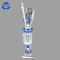 Quality Industrial PTFE Sealing Anti Corrosion Customizable Glass Reactor for Lab and for sale