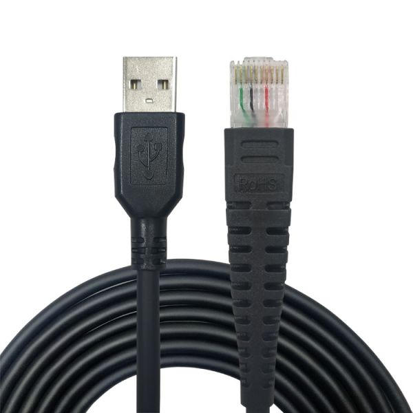 Quality 6.5 Feet PVC USB Scanner Cable Compatible For Cino F680 F780 F560 for sale