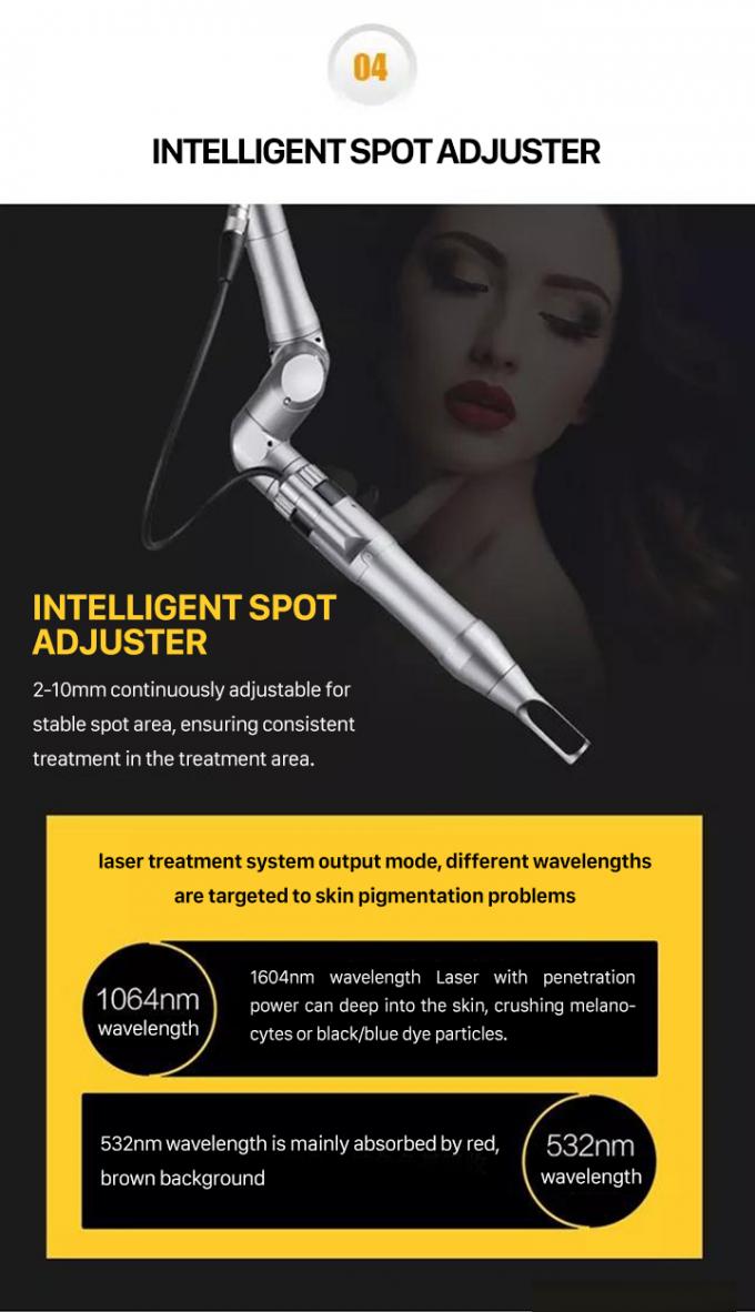 Honkon Picosecond Laser Beauty Salon Machine For Skin Pigmentation Lesions Problem Treatment 1