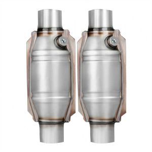 Quality Overall 11'' Ceramic Universal Catalytic Converter 2.5'' Inlet Outlet 53005 for sale