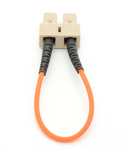 Quality SC Singlemode Fiber Loopback Plug 1000 Times Durability For Telecom Equipment for sale
