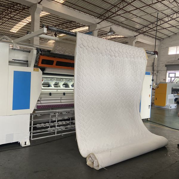 Quality 2450mm Width Mattress Quilting Machine High Speed 80-350m/H for sale