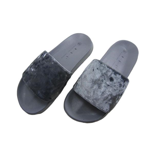 Quality Artifical Fur Slippers Colorful Magic Fake Fur Slipper Rabbit Size 36-41 Ladies Eva Footwear TIANO for sale