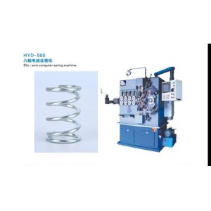 Quality Computerized CNC Coiling Machine With Six Axes , Spring Manufacturing Machine for sale
