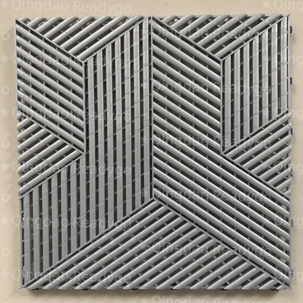 Quality SILK Strength car grate plastic modular interlocking tiles PP garage floor tiles for sale