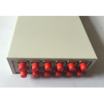 Quality Mini Wall Outlet Fiber Distribution Box 4 / 8 / 12 Core FTTH Termination Box for sale