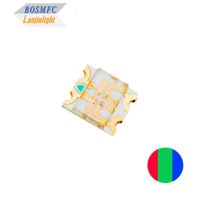 Quality 1206 RGB LED 20mA Anti Static 3216 Top Mount Multicolor SMD LED for sale