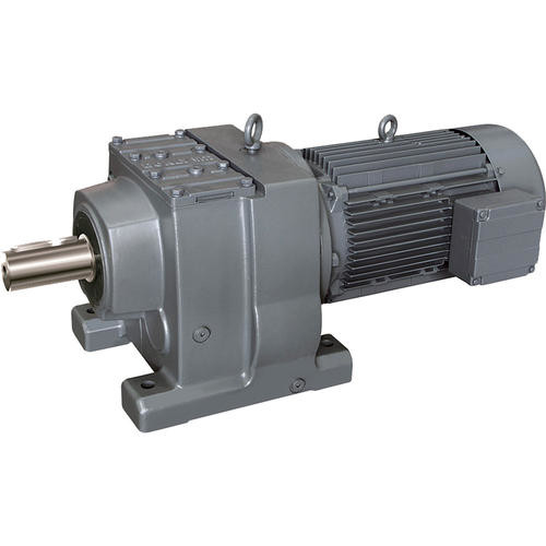 Quality R series Key Shaft Foot Mounted Helical Gear Motor For Agitator Drives for sale