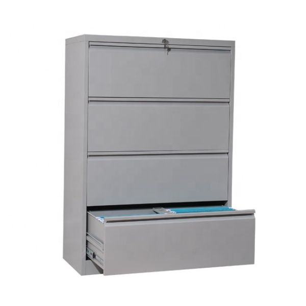 Quality Document Storage Lateral 4 Drawer Steel Cabinet for sale
