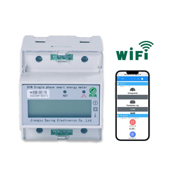 Quality Prepaid Electric Single Phase Meter LCD Display Electric Sub Meter Single Phase for sale