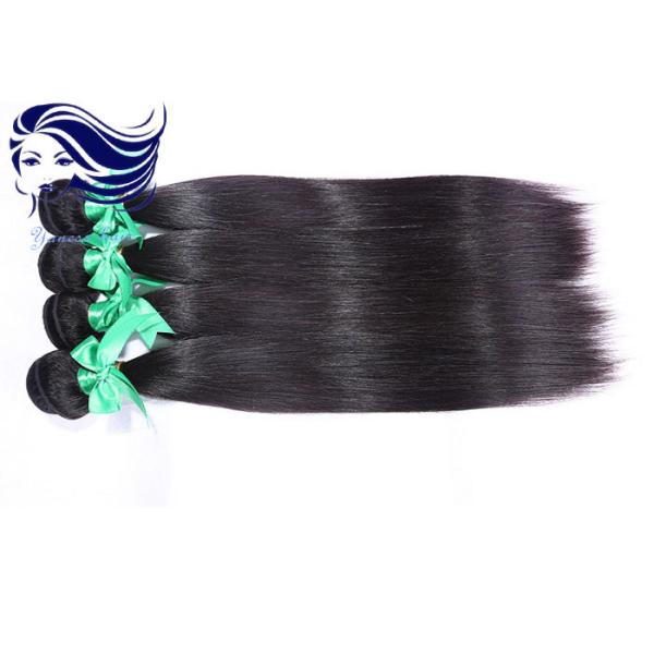 Quality Natural Unprocessed Human Hair Bundles , Straight Indian Hair Extensions for sale