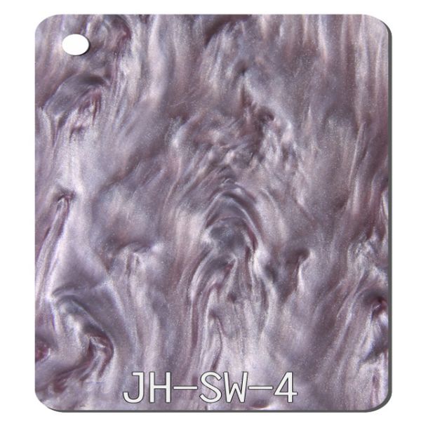 Quality Custom Thin Cast Pearl Acrylic Sheets 3mm 1.2g/Cm3 With Patterns for sale