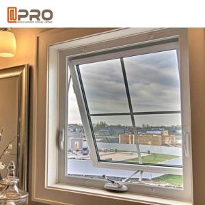 Quality Durable Top Hung Aluminium Windows With Double Tempered Glass Powder Coating for sale