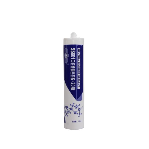 Quality SS601 Metal Structural Glazing Silicone Sealant 590ml Window Silicone Caulk for sale