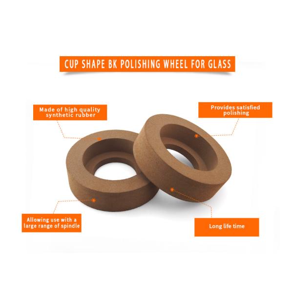 Quality Artifex BK Glass Polishing Wheel Grits Cup Abrasive Polishing Disc for sale