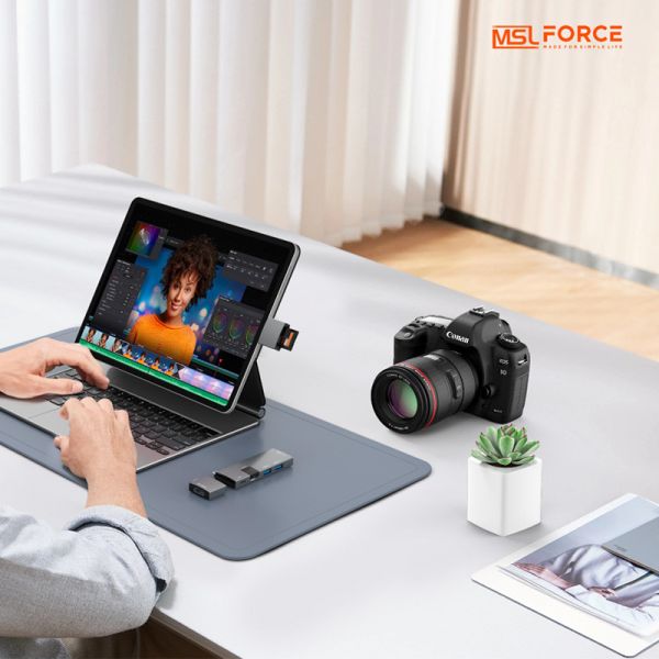 Quality 2 In 1 Multi Card Reader Portable USB C UHS-I Memory SD And MicroSD Reader For a for sale