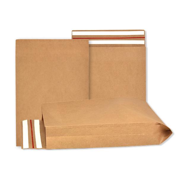 Quality Custom Logo Kraft Paper Envelop Mail Bag Recyclable Brown Kraft Paper Mail Bag for sale
