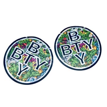 Quality Resealable Die Cut Mylar Bags Round Shaped Bag For Custom Packaging for sale