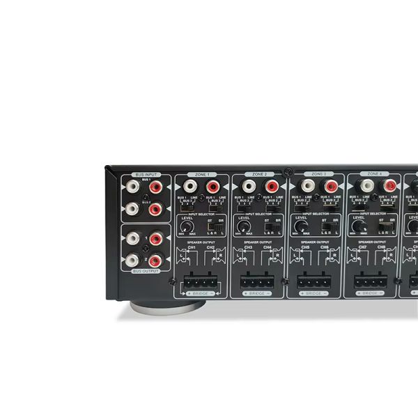 Quality Powerful Multi Zone Stereo Amplifier 19 Inch Rack Mount 900 Watts With Speaker for sale