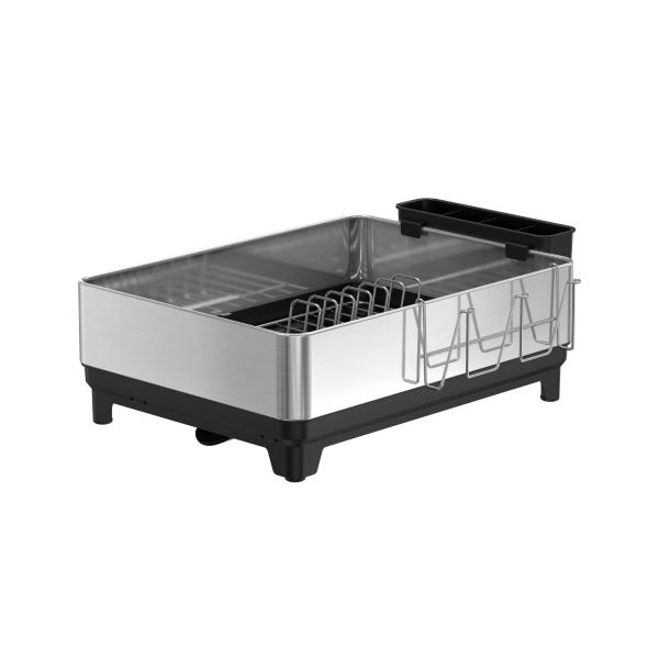 Quality Rectangle Detachable Stainless Steel Dish Drying Rack For Compact Kitchen for sale
