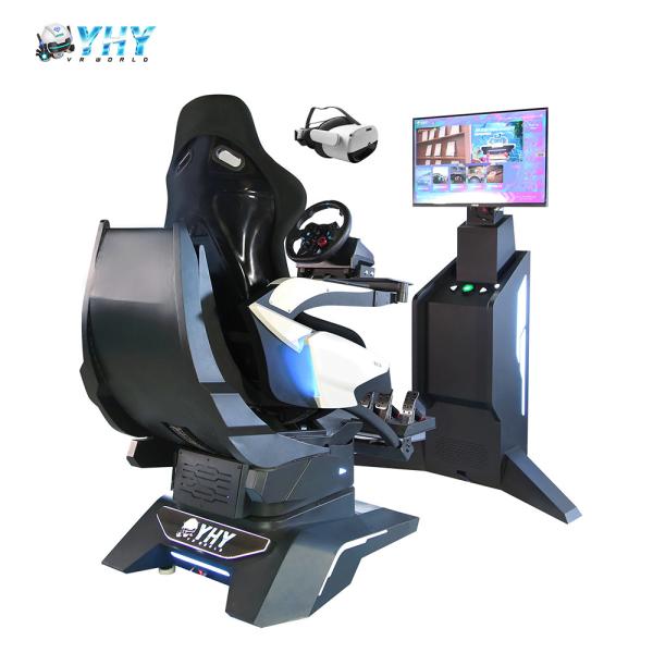 Quality 3 Axis VR Racing Simulator Dynamic Platform Immersive Driving Car 1.0kW for sale