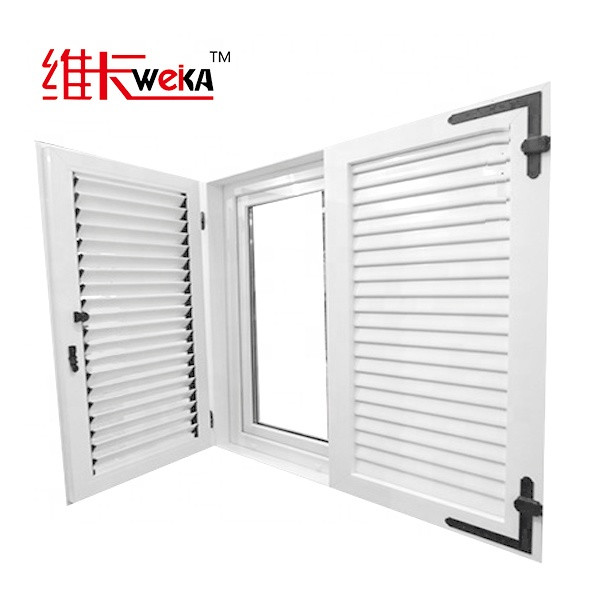 Quality Aluminium Roller Louvre Window Shutters Blinds Shades Interior for sale