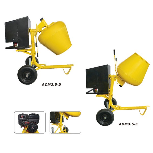Quality CE Certification 150l Cement Mixer Orange Electric Cement Mixer for sale