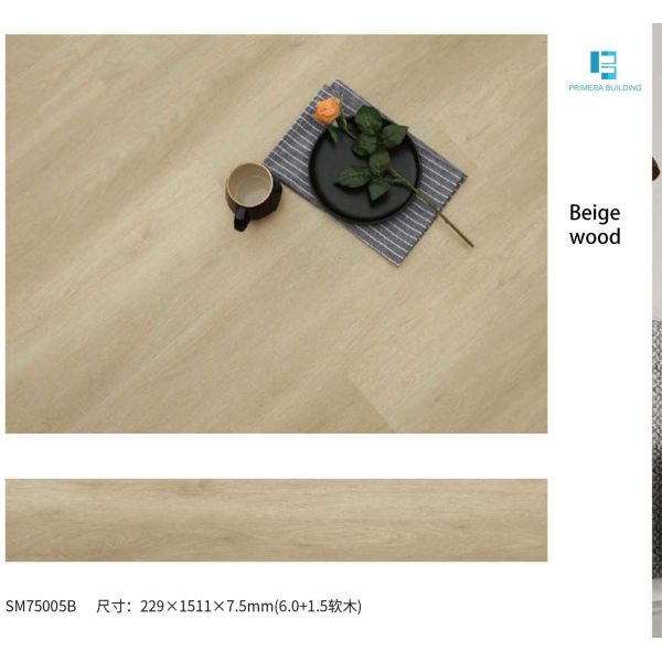 Quality Fireproof SPC Vinyl Plank Flooring 3.5mm-5.0mm for Indoor Use for sale
