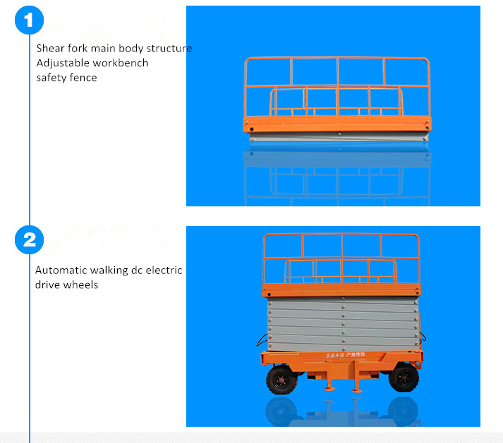 High Quality Factory Hand Movable Lift Tables