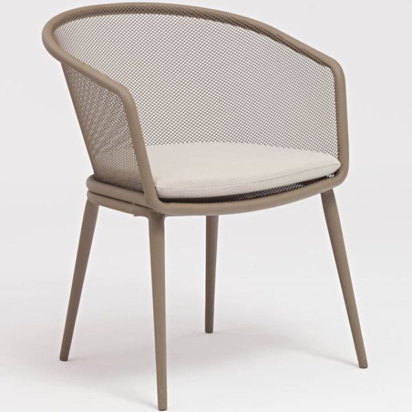 Quality Iron Metal Dinning Chair for Colorful Outdoor Seating in Modern Restaurant for sale