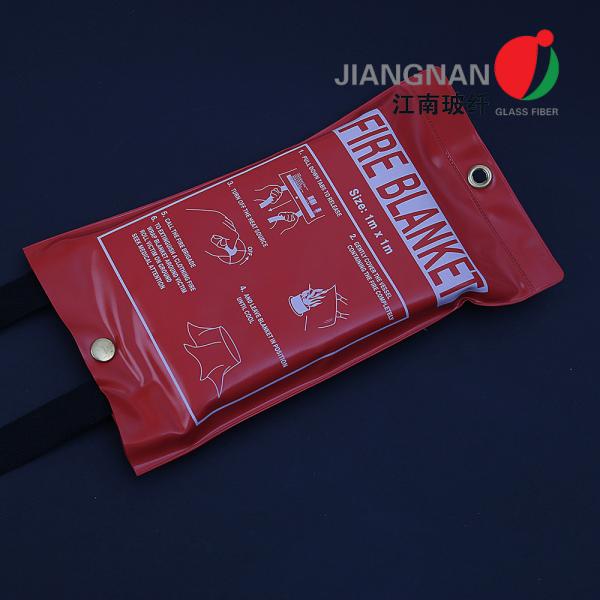 Quality Emergency Survival Extinguishing Fiberglass Fire Blanket 1.2x1.2m for sale
