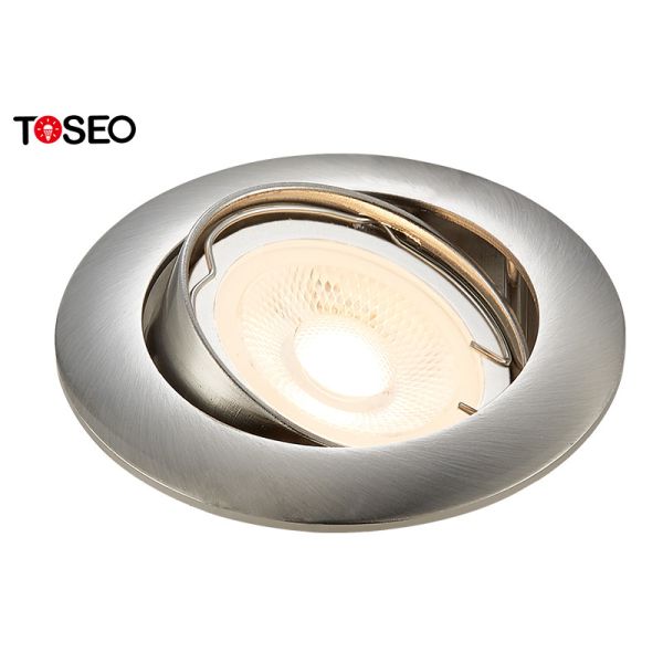 Quality Die Casting Alu Round Gu10 Recessed Downlight Fixtures Adjustable for sale