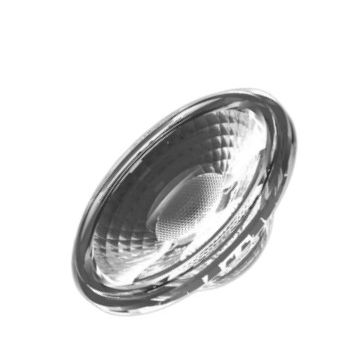 Quality Practical 35x11mm LED COB Lens , 25 Degree Downlight Diffuser Lens for sale