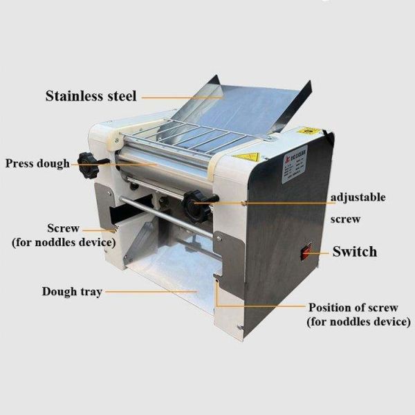 Quality Desktop Dough Kneading Press Machine Snack Making Equipment For Flour Mill for sale