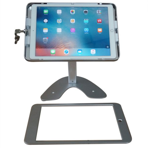 Quality Iron V Shape Ipad Pro 12.9 Mounting Bracket 3KG With 26cm Tube for sale