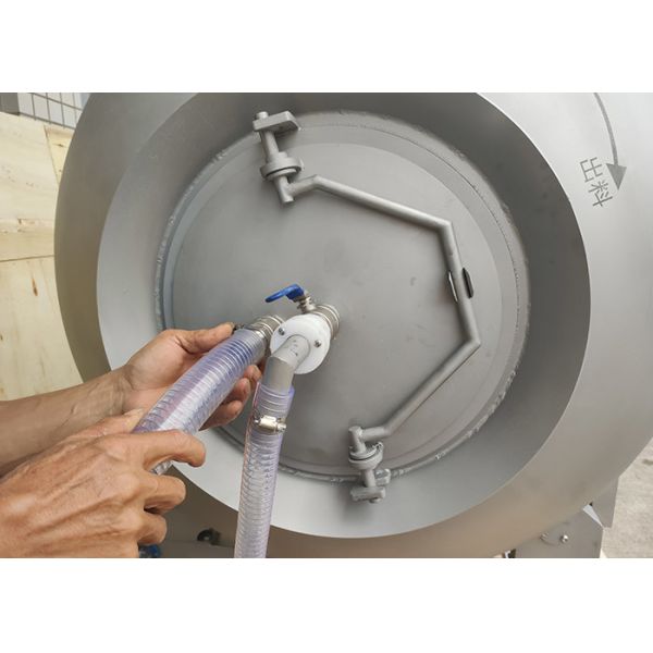 Quality 1.5kw Meat Processing Machine 1000L Vacuum Tumbler For Seasoning Marinating for sale