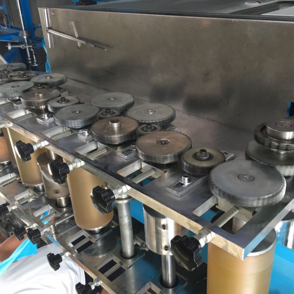Quality 3350mm Length Cap Manufacturing Machine , 1200mm Height Surgical Cap Making for sale