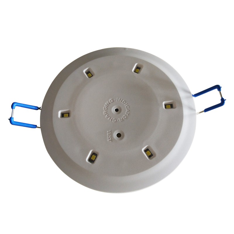 Quality Recessed LED Emergency Ceiling Light 3.6V Ni-Cd Battery Steel Casing IP20 L117N for sale