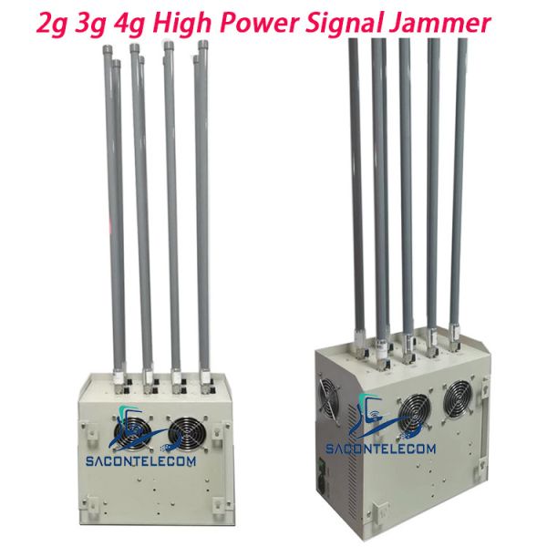 Quality 240W High Power Prison Cell Phone Jammer with 8 Channels and 100m Range for Secure Facilities for sale